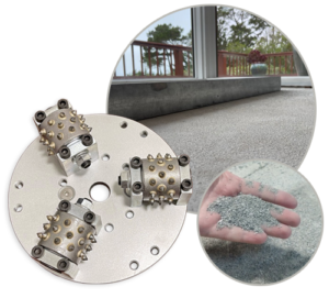 Bush Hammer Grinding and Profiling Tools – The Decorative Concrete Store