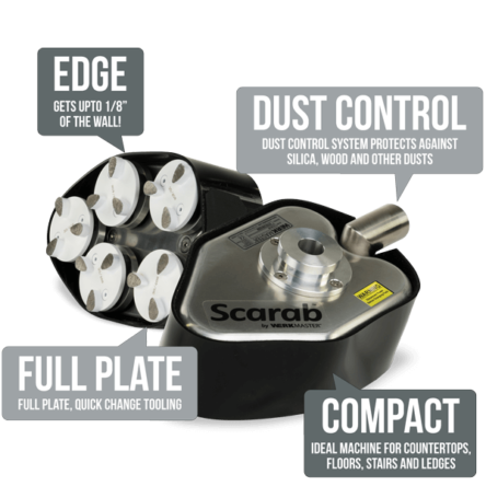 Scarab Compact Countertop and Floor Polisher Grinder By WerkMaster ...
