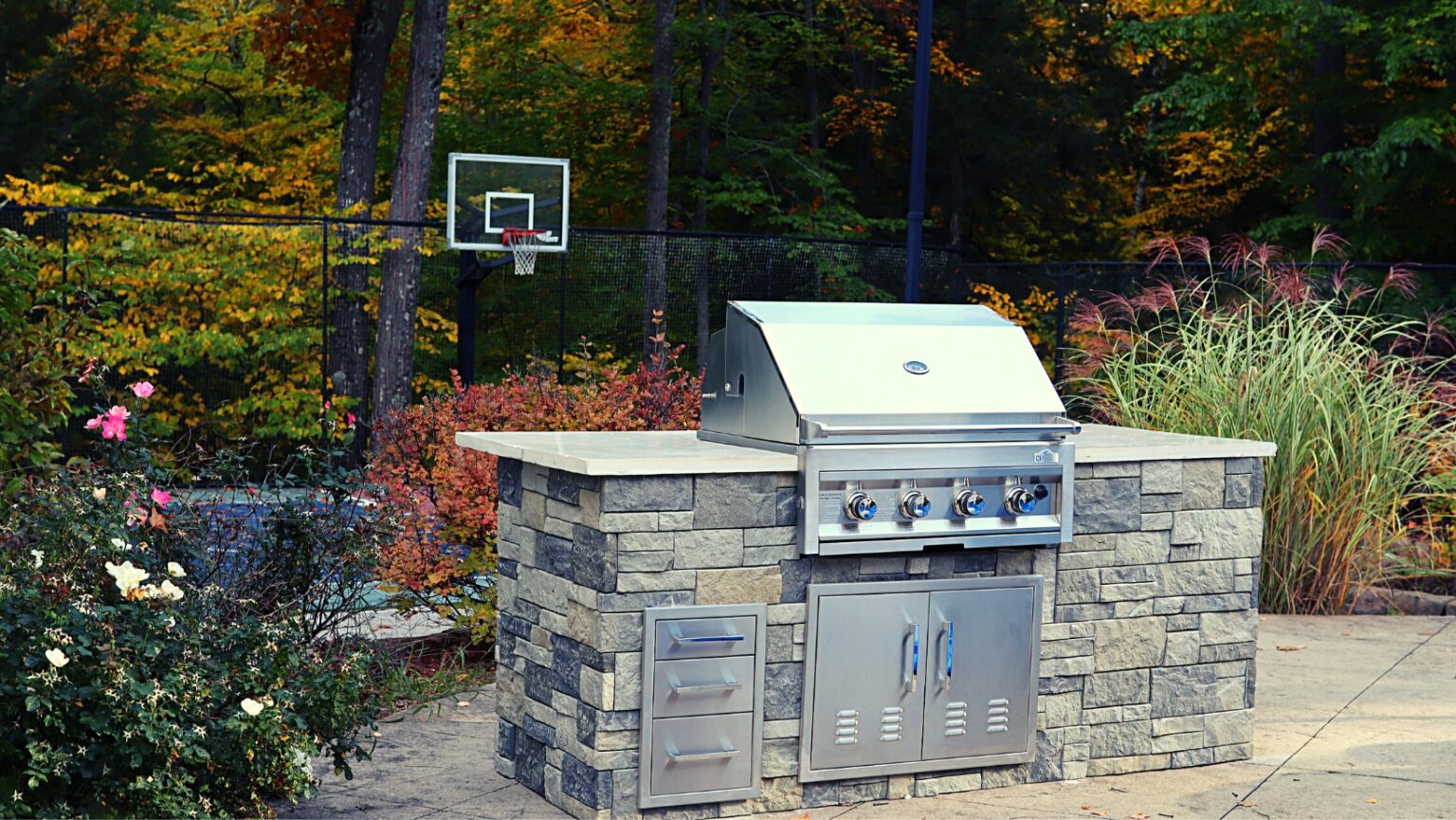 CEMkraft 6′ Modular Stone Outdoor Kitchen – The Decorative Concrete Store